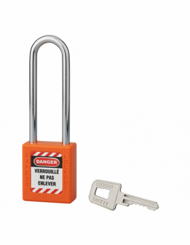 Cadenas de Consignation 40 mm anse acier Ø 6 - Thirard